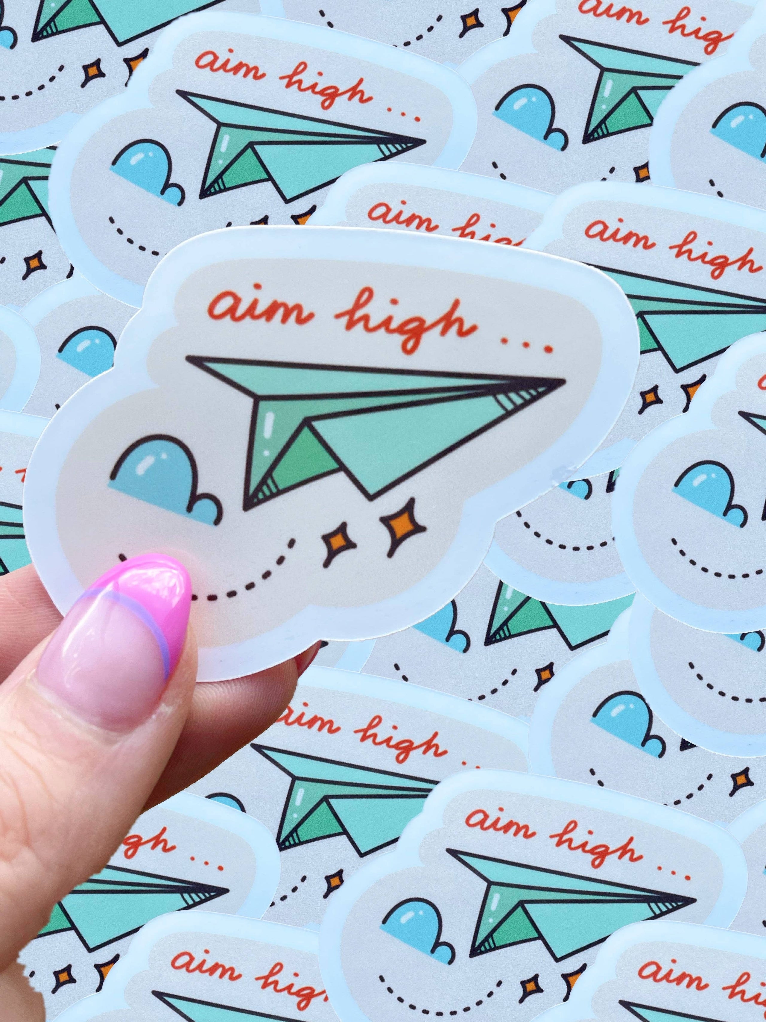 Aim High Sticker | Pop Popcorn