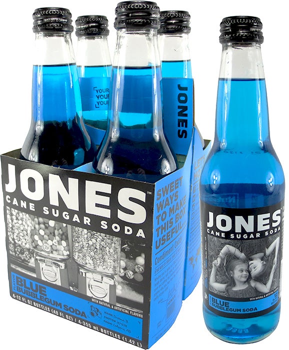 Jones Soda - Blue Bubblegum | Pop Popcorn